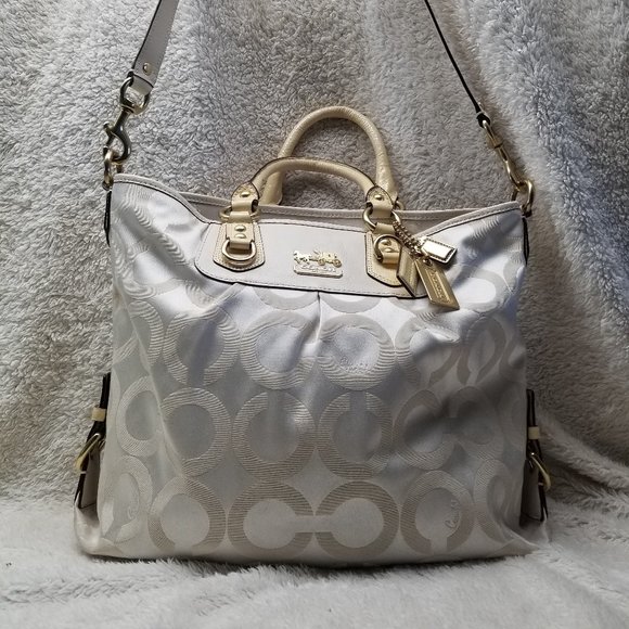 Coach | Bags | Coach 2963 Madison Op Art Signature Logo Julianna | Poshmark